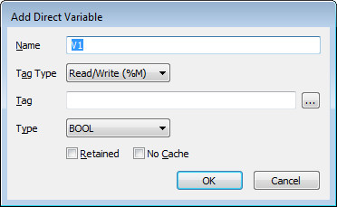 Logic Guide - Add Another Instance of a Direct Variable to a Ladder Diagram (Ladder Diagrams)